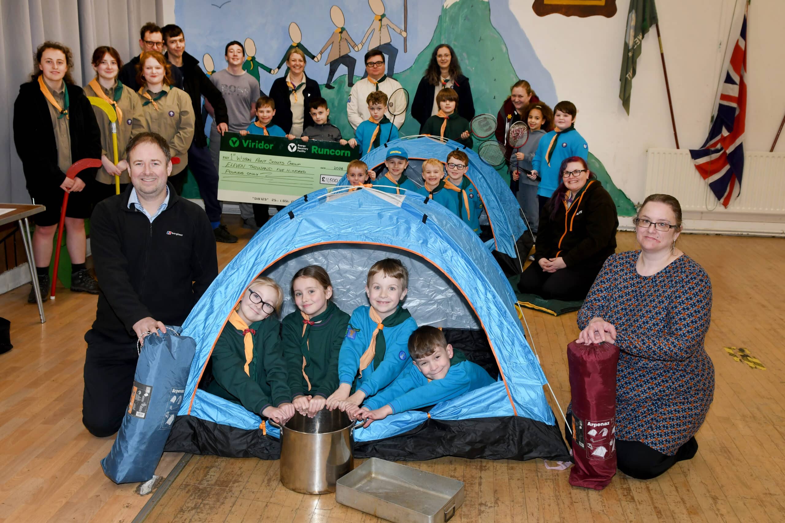 Weston Point Scout Group Gets Grand Grant Thanks To Viridor | Business ...